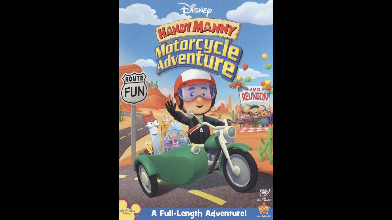 Opening to Handy Manny: Motorcycle Adventure 2009 DVD - YouTube