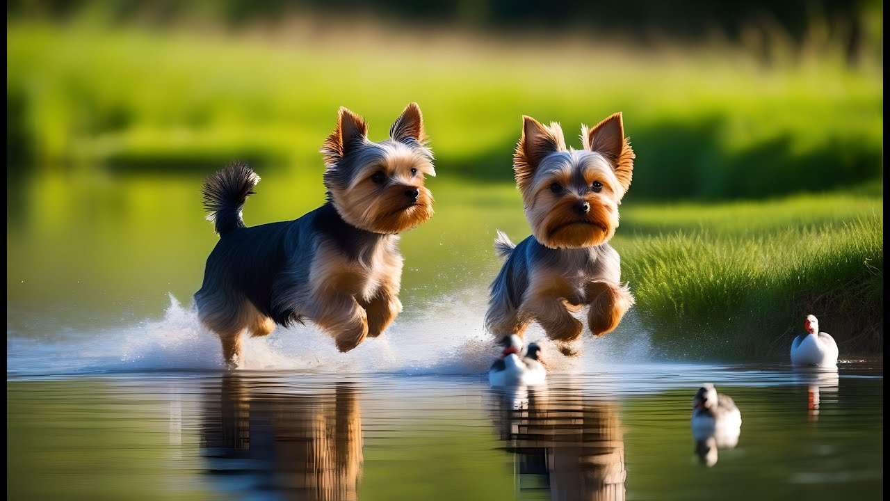 Yorkie's Island Goose Chase! - YouTube