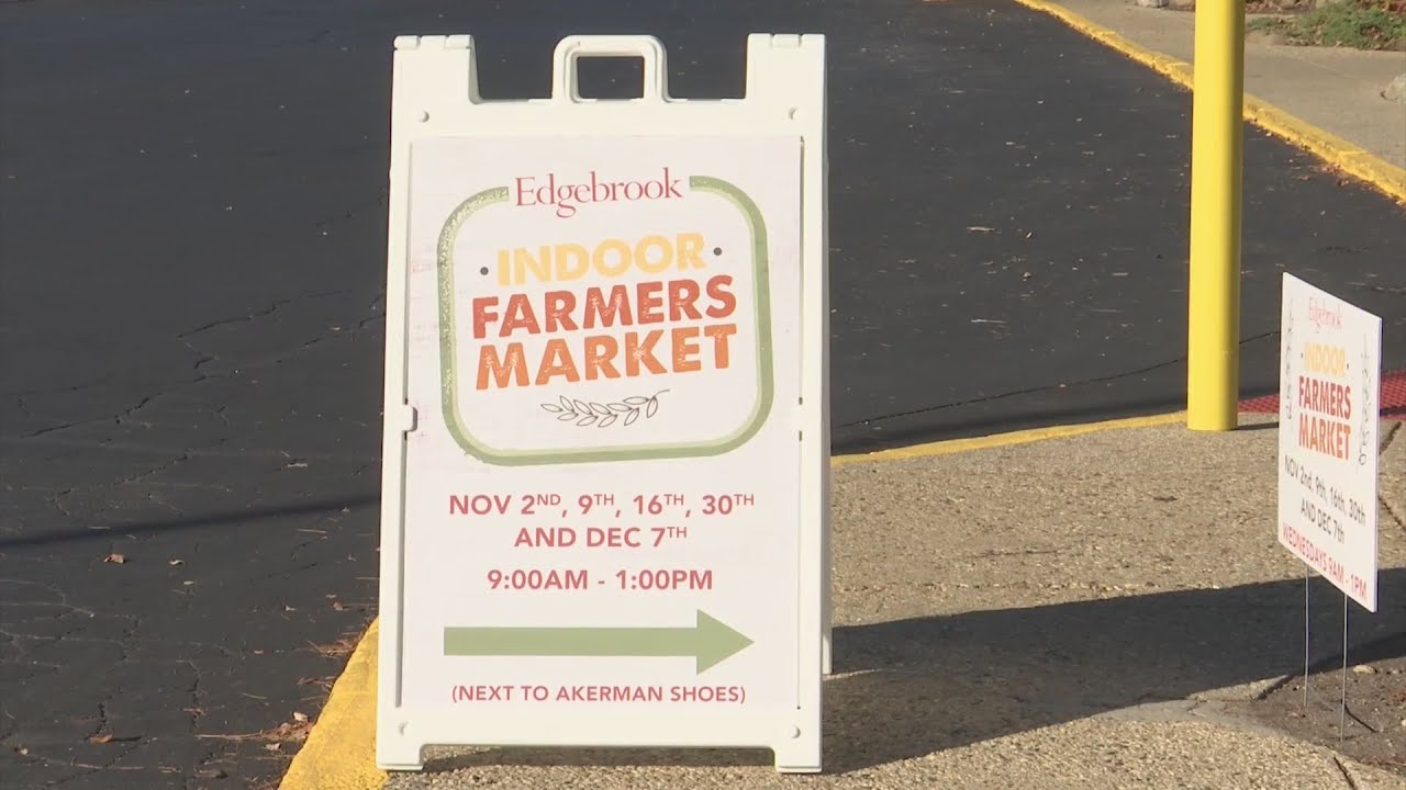 Edgebrook debuts new indoor farmer's market - YouTube
