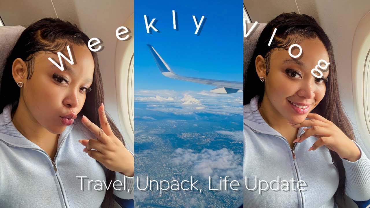 Weekly Vlog: Travelling, Unpacking, Life Update - YouTube