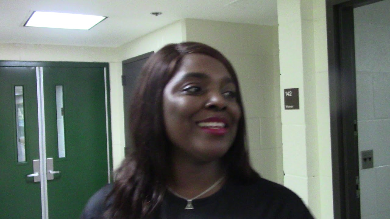 Hampton's Shanda Bailey after playoff win over Hanover - YouTube