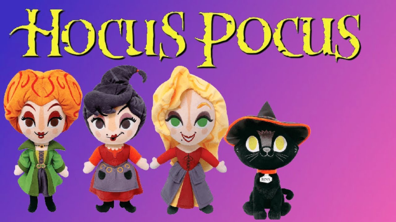 My Disney Plush Collection | Hocus Pocus Plush - YouTube
