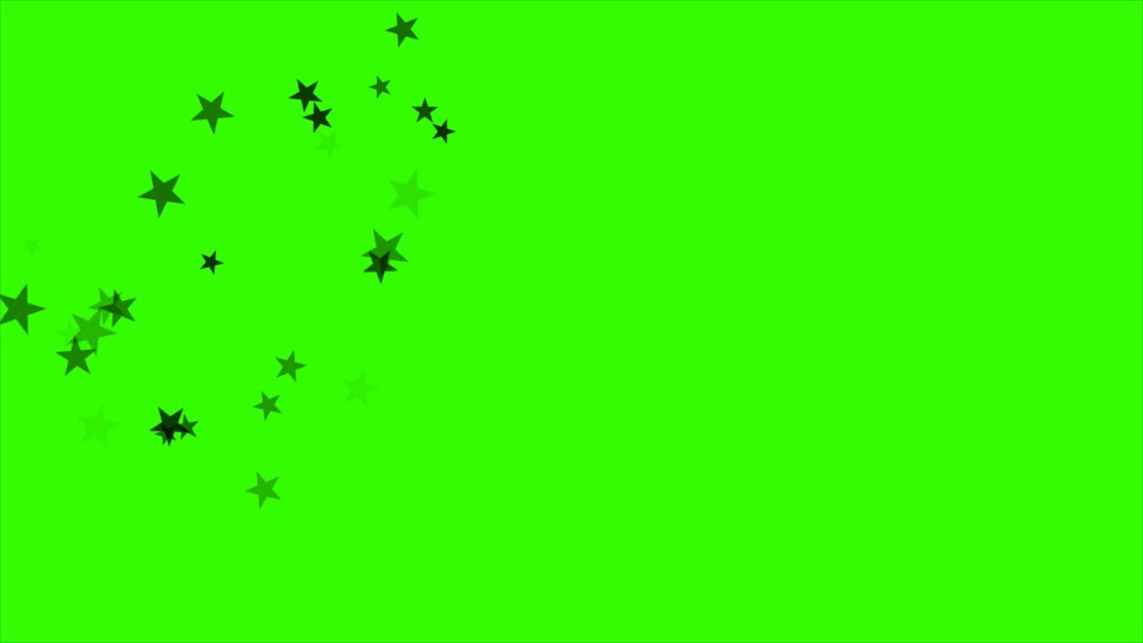 Stars Particles - Green Screen Animation - YouTube