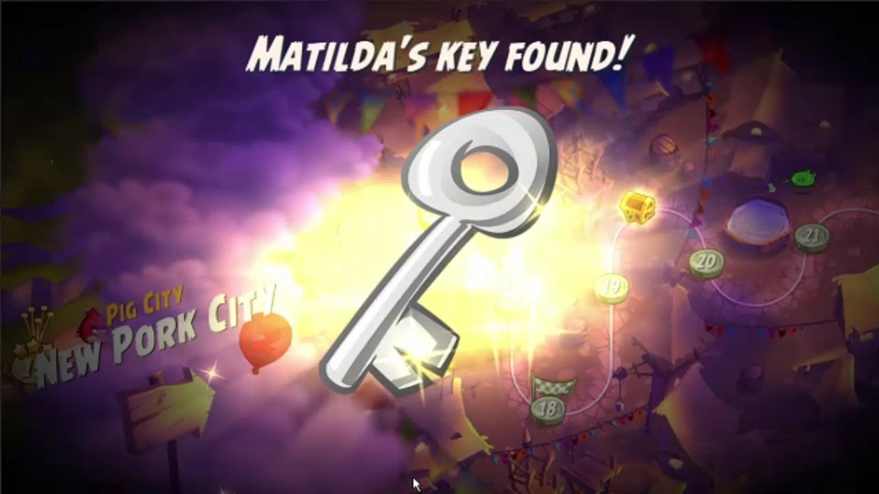 Matilda's Key Found! - Angry Birds 2 Gameplay Walkthrough HD - YouTube
