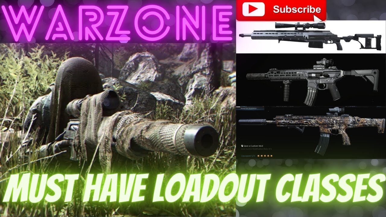 WARZONE MUST HAVE CLASSES - YouTube