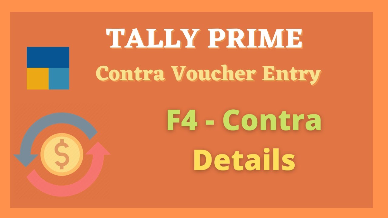 Tally Prime - Contra Voucher Entry in Tally Prime - learn Accounting ...