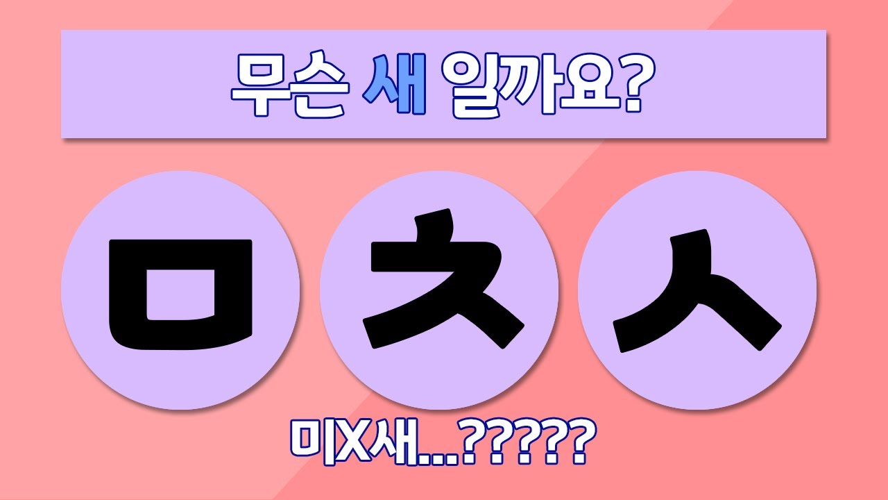 초성 퀴즈 새 이름 맞추기 ㅣ 조류 새 새종류 조류종류 조류이름 새이름 새퀴즈 조류퀴즈 ㅣ 단어 테스트 30문제 맞추기 뇌훈련 게임 자음 퀴즈 치매테스트