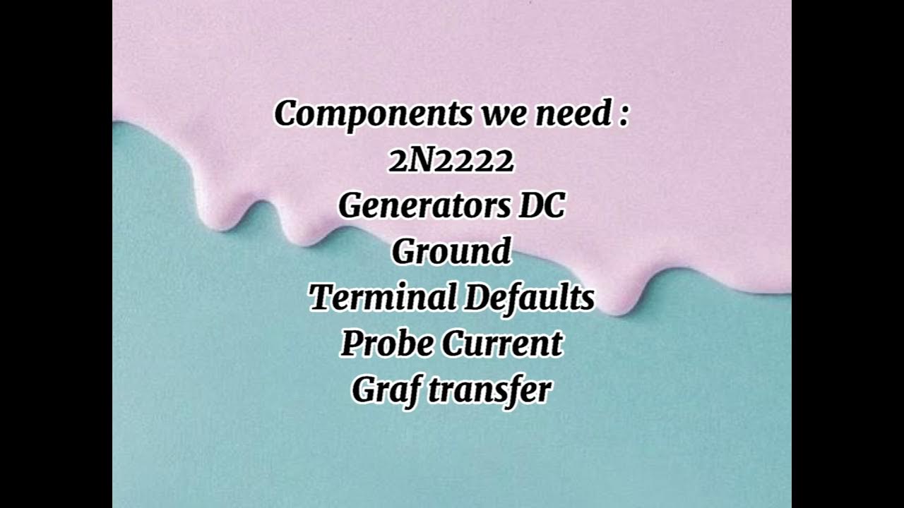 🔴 CE INPUT OUTPUT CHARACTERICTIC USING TRANSFER FUNCTION PROTEUS VSM - YouTube