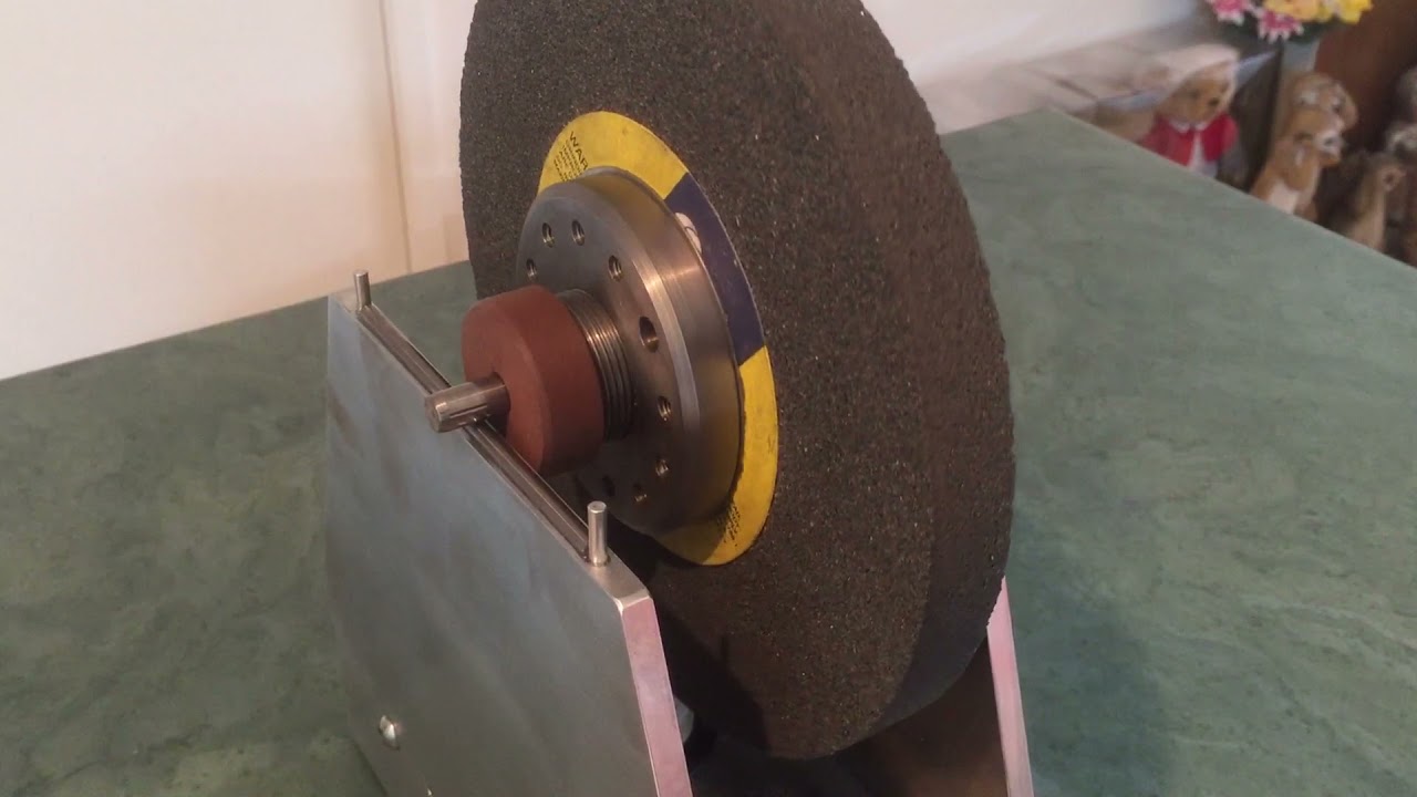 Shop Built Wheel Balancer For My Grenby S1 Surface Grinder - YouTube