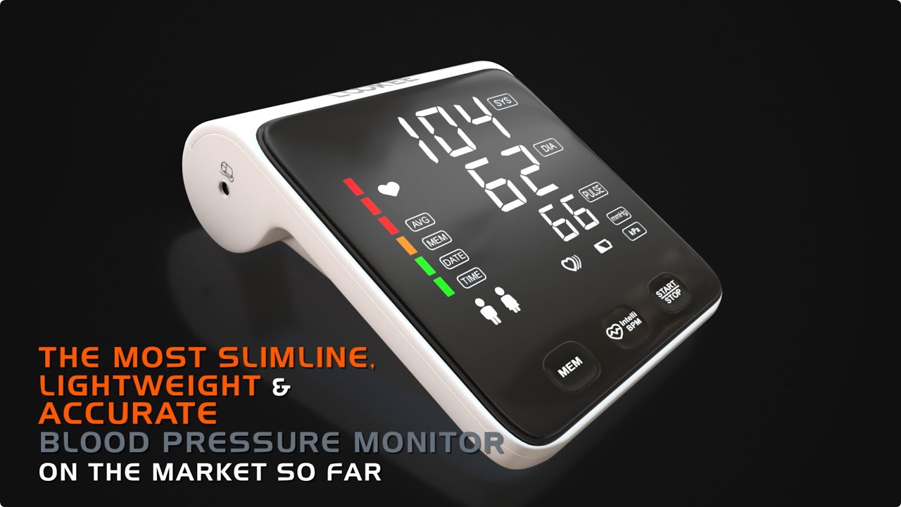 The Most Slimline & Lightweight Blood Pressure Monitor-LOOKEE® A2 ...