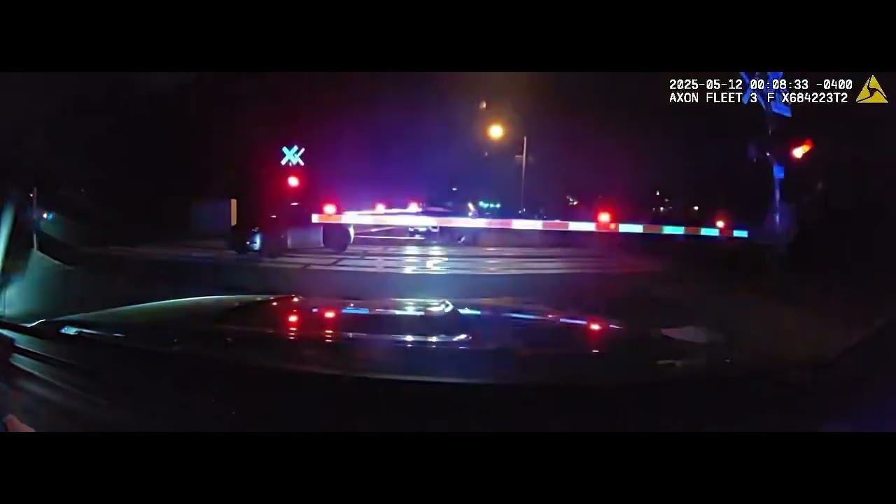 Piscataway police officer rescue driver before his car is crushed by ...