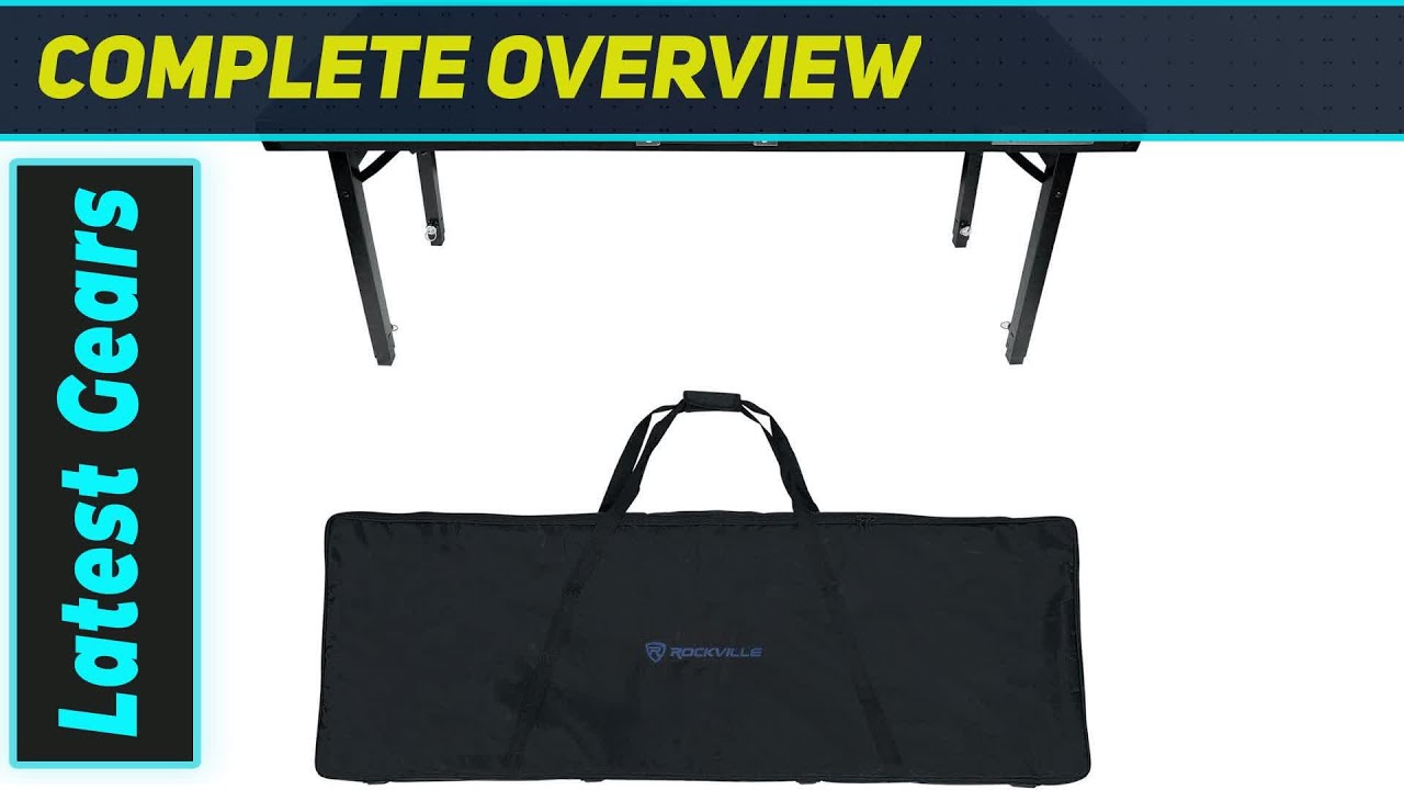 ReviewRockville RTBL4: The Ultimate Portable & Sturdy DJ Table! - YouTube