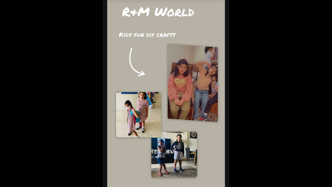 How to make an easy DIY character card| Kids Crafts - YouTube