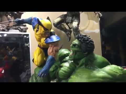 Hulk vs Wolverine Maquette Exclusive by Sideshow Collectibles - YouTube