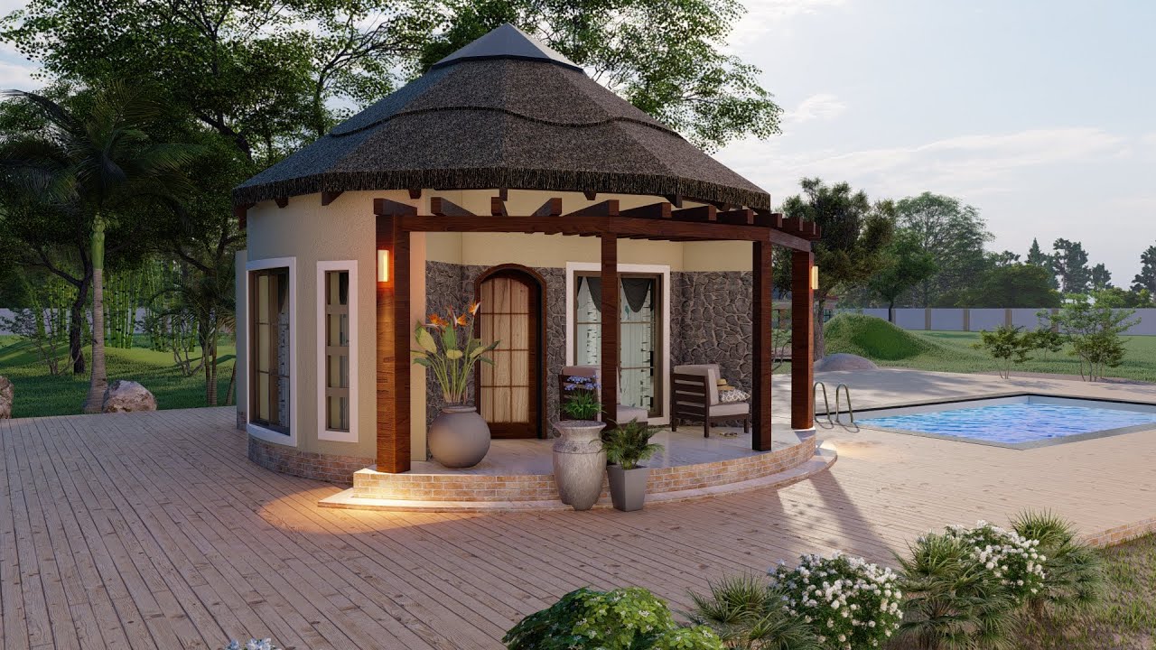 𝐎𝐧𝐞 𝐁𝐞𝐝𝐫𝐨𝐨𝐦 𝐓𝐡𝐚𝐭𝐜𝐡𝐞𝐝 𝐑𝐨𝐧𝐝𝐚𝐯𝐞𝐥 with outdoor shower - YouTube