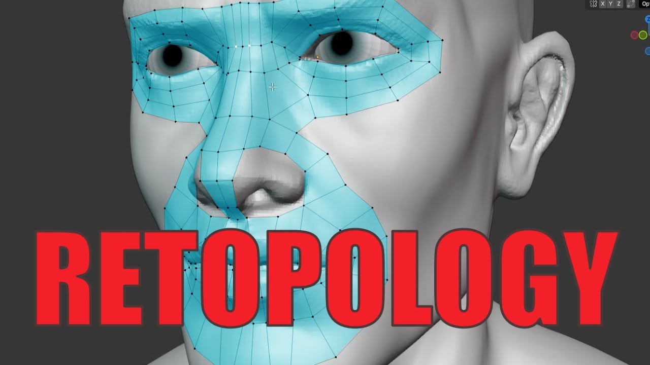 Master the Basics: Retopologize a Human Male for Animation in Blender ...