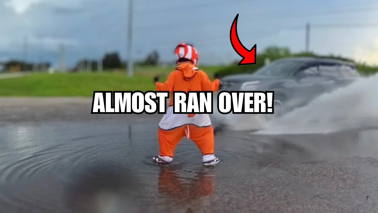 Letting People Splash Me With Their Car! - YouTube