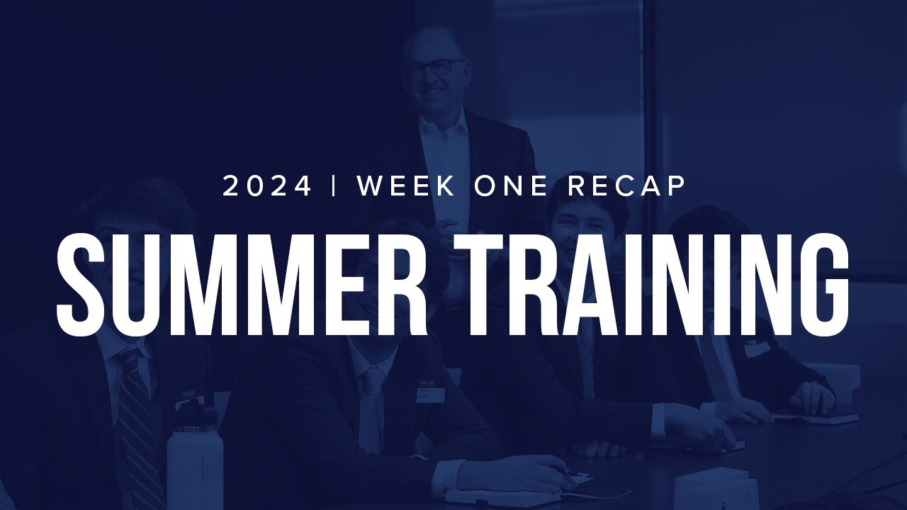 2024 Summer Training Program - Week One Recap! - YouTube