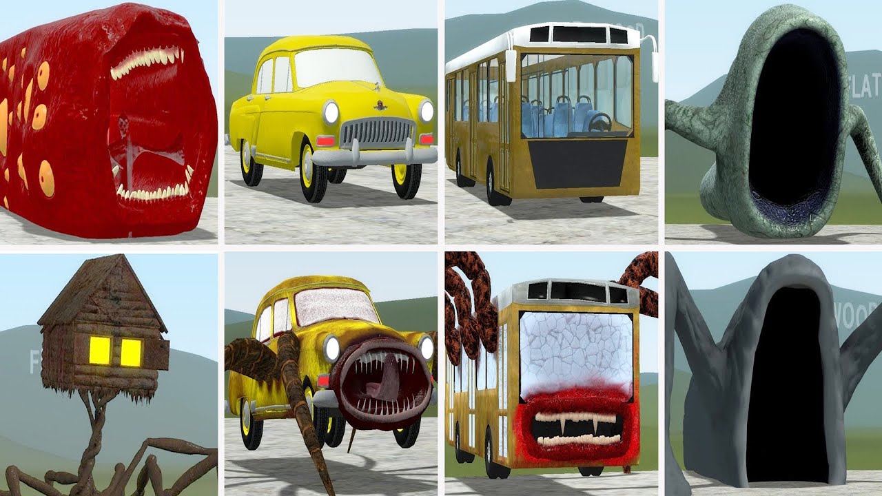OLD AND NEW UPDATE MONSTER: CAR EATER, BUS EATER, SEA EATER, BUS EATER ...