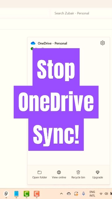 How to turn off OneDrive Sync | Windows - YouTube