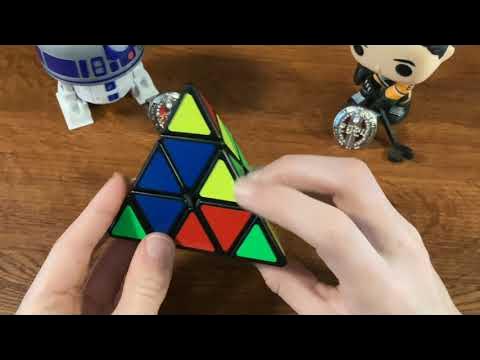 How to solve a pyraminx(beginners method). - YouTube