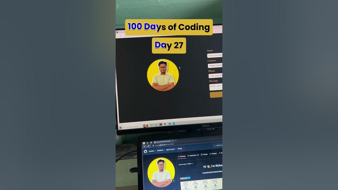 Day 27 - 100 Days of Coding Challenge #webdevelopment #100daysofcoding #shorts - YouTube