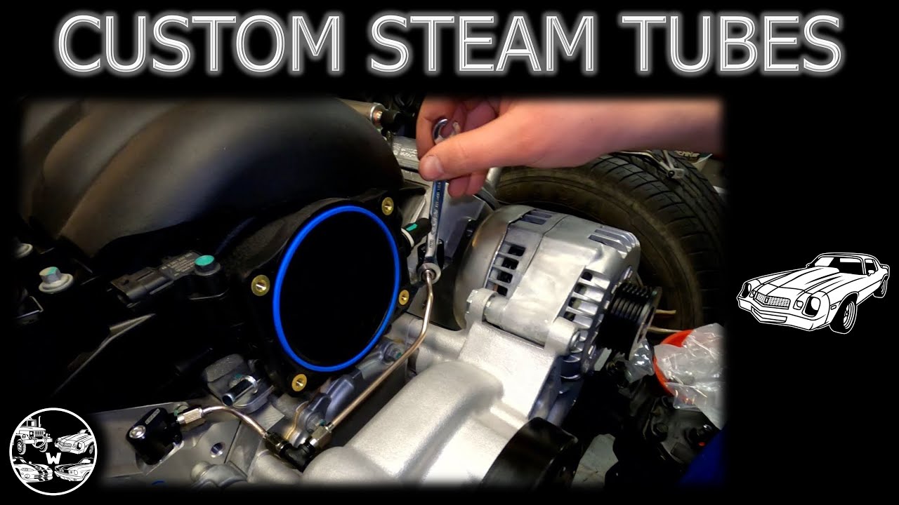 LS Swap 12 - Installing Custom Steam Tubes - YouTube