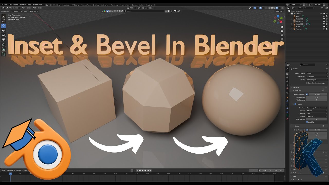 Blender Inset & Bevel Tools | Tutorial part 03 - YouTube