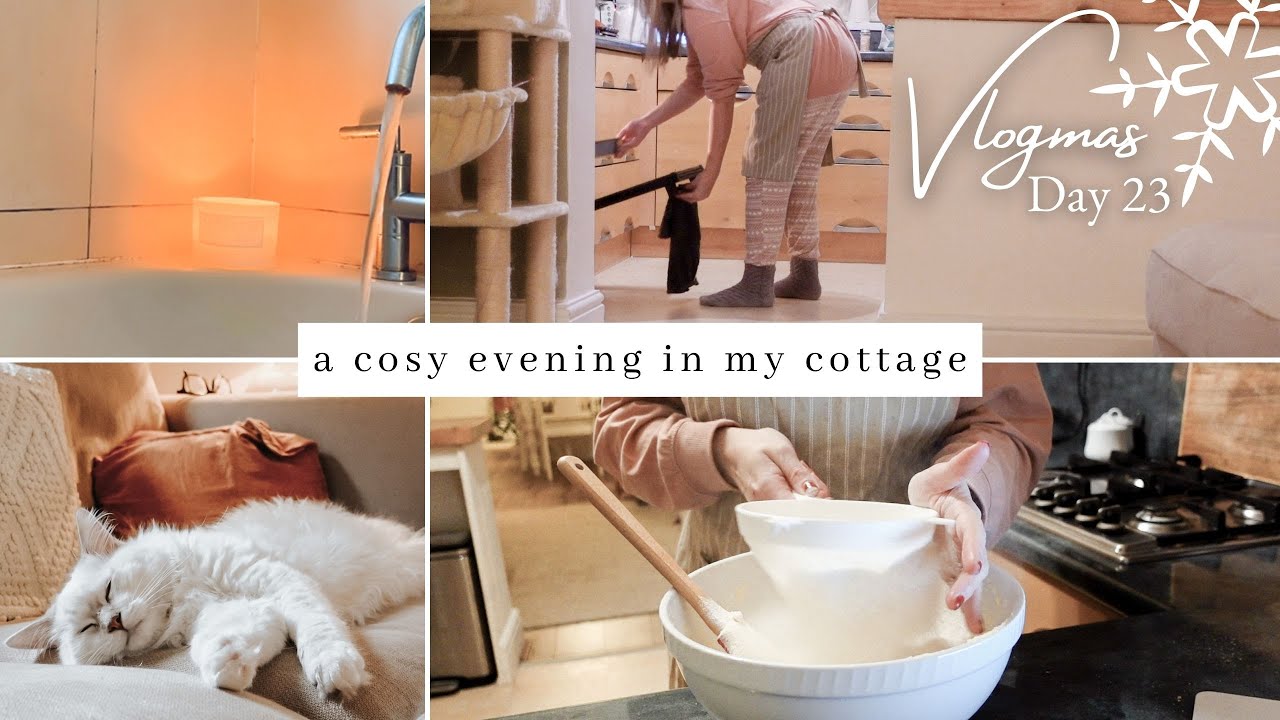 A Calm & Cosy Winters Afternoon | baking sprinkle cake, chicken ...