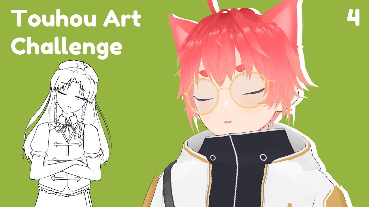 【ART】 Touhou Art Challenge 4 / Scarlet Devil Gatekeeper 【VTuber EN ...