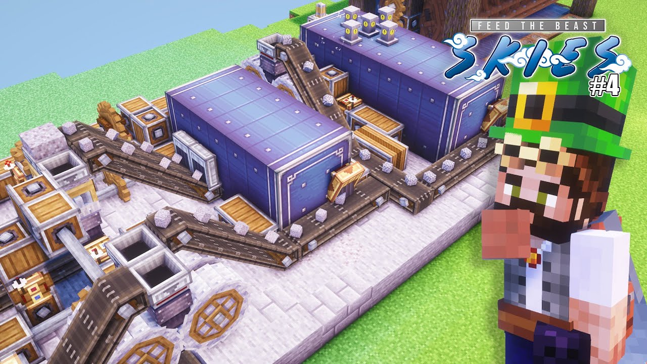 I built an ORE PRODUCTION FACTORY with Create in Minecraft Modded ...