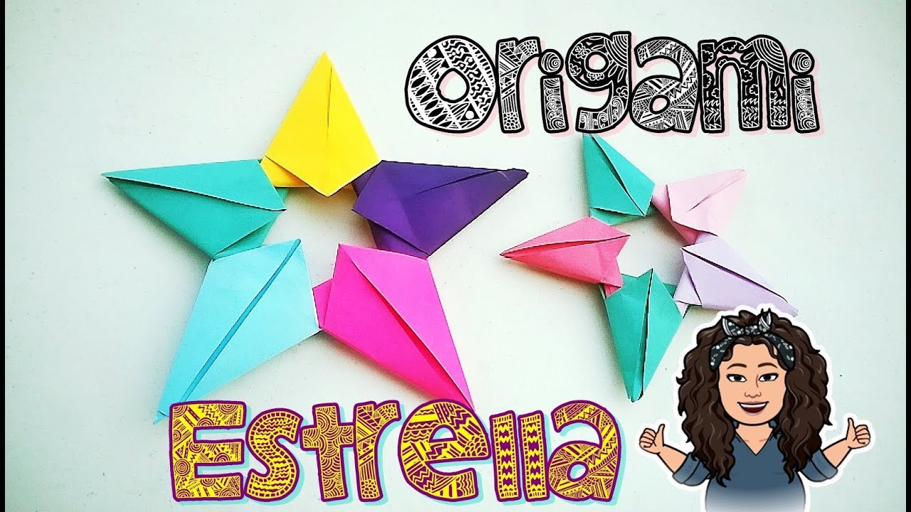 Como hacer una estrella de papel /origami - YouTube