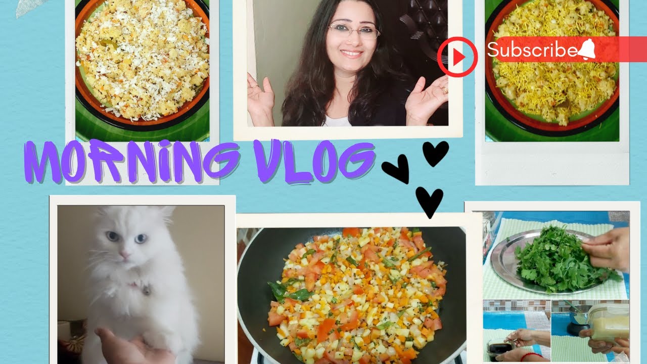 Morning Vlog with Kingini / Easy Breakfast / Upma recipe/ Some Meal ...