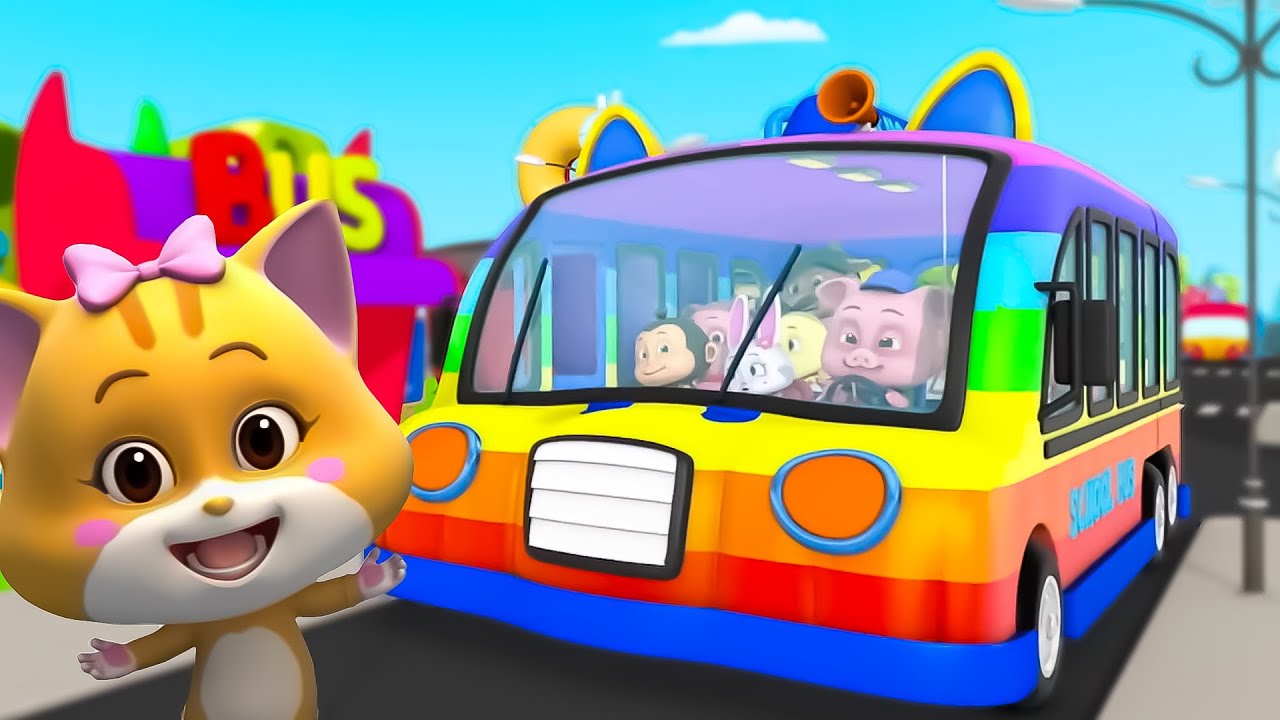 The Wheels On The Bus : A Fun Bumpy Ride for Kids + More Nursery Rhymes ...