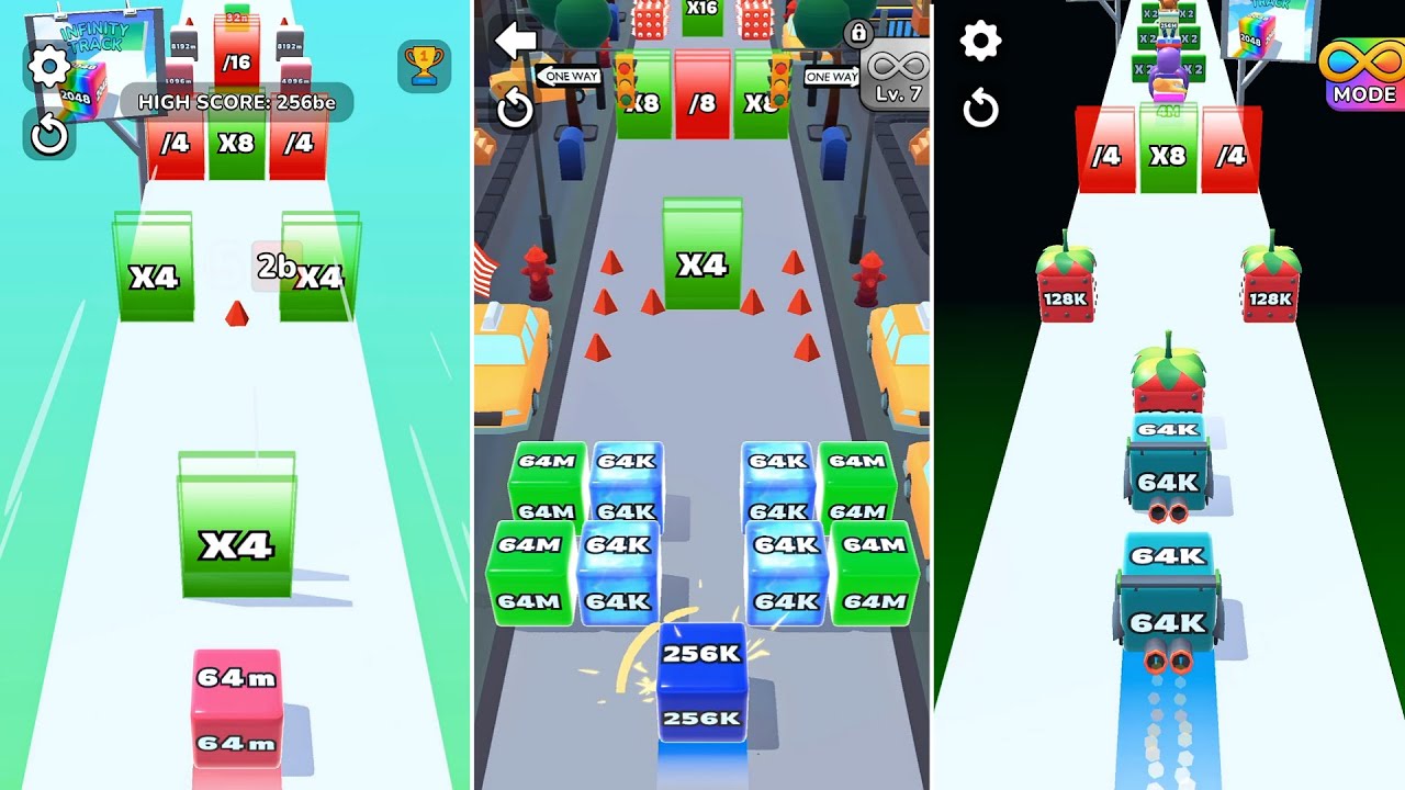 How to play Jelly Run 2048 | Jelly Run Adventure Mode vs Normal vs ...