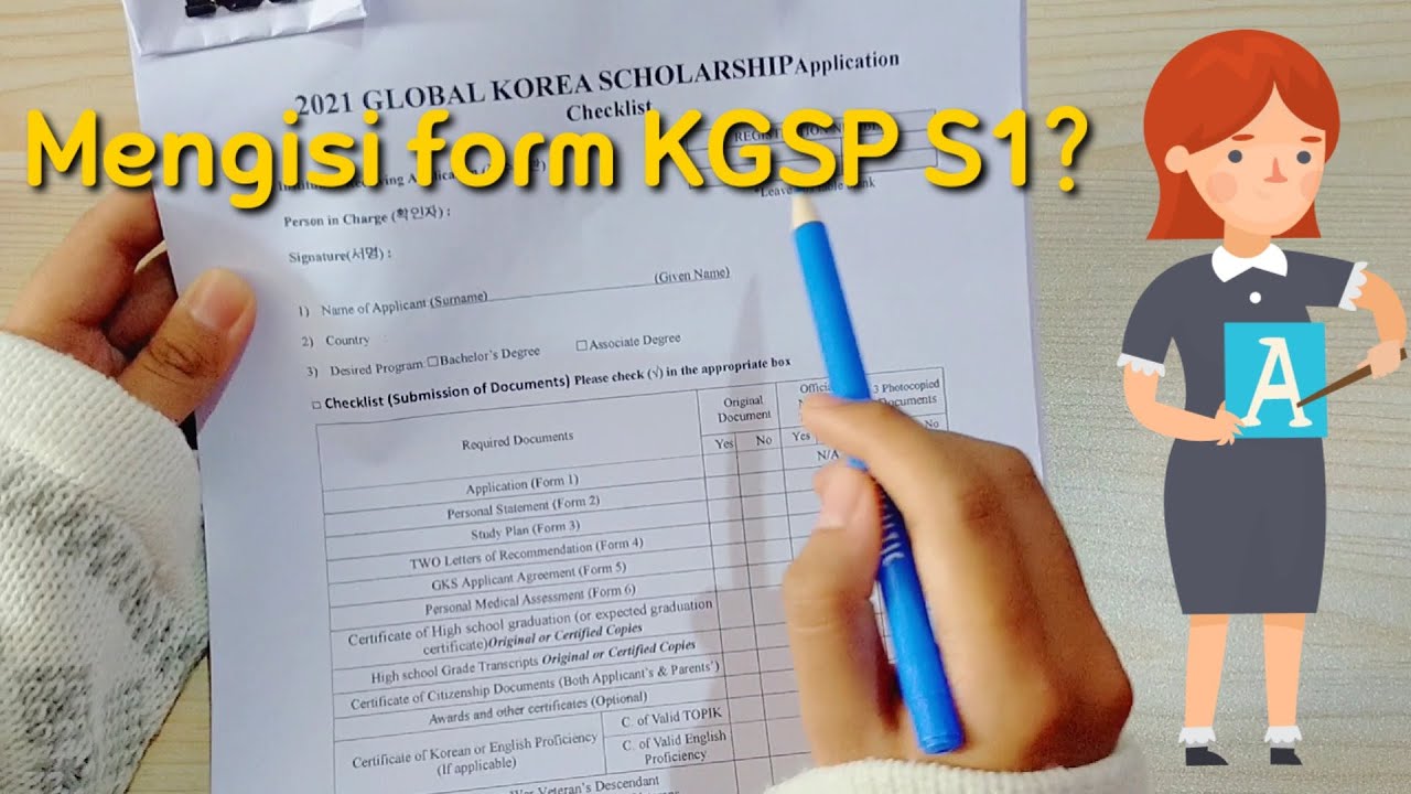 Mengisi Form KGSP UNDERGRADUATE / S1 - YouTube