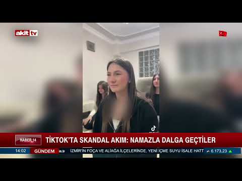 Tiktok'ta skandal akım! Namazla dalga geçtiler