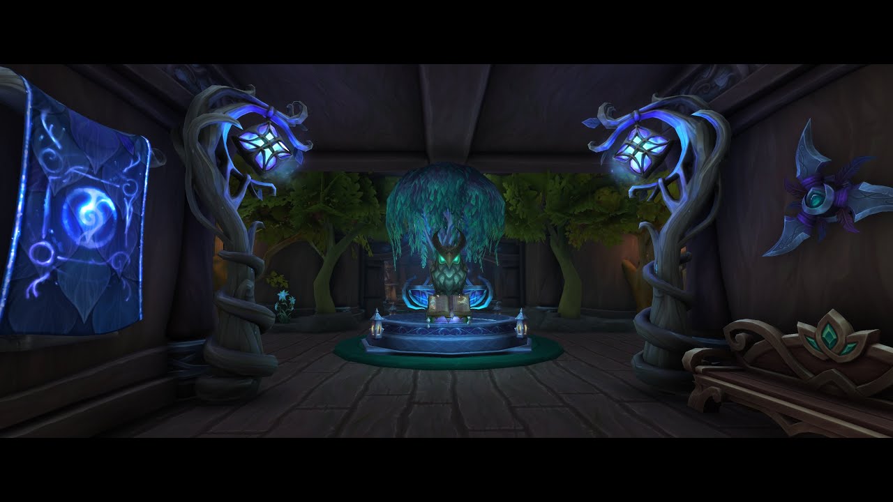 WoW Night Elf House Tour with a little surprise - YouTube