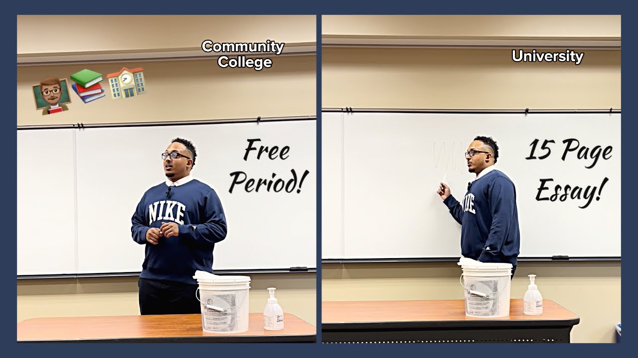 Community College Professors Vs. University Professors 👨🏽‍🏫 - YouTube