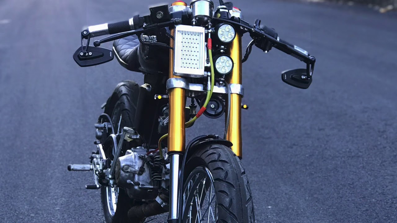 Honda 67 độ cafe racer ( design cafe racer 78) - YouTube
