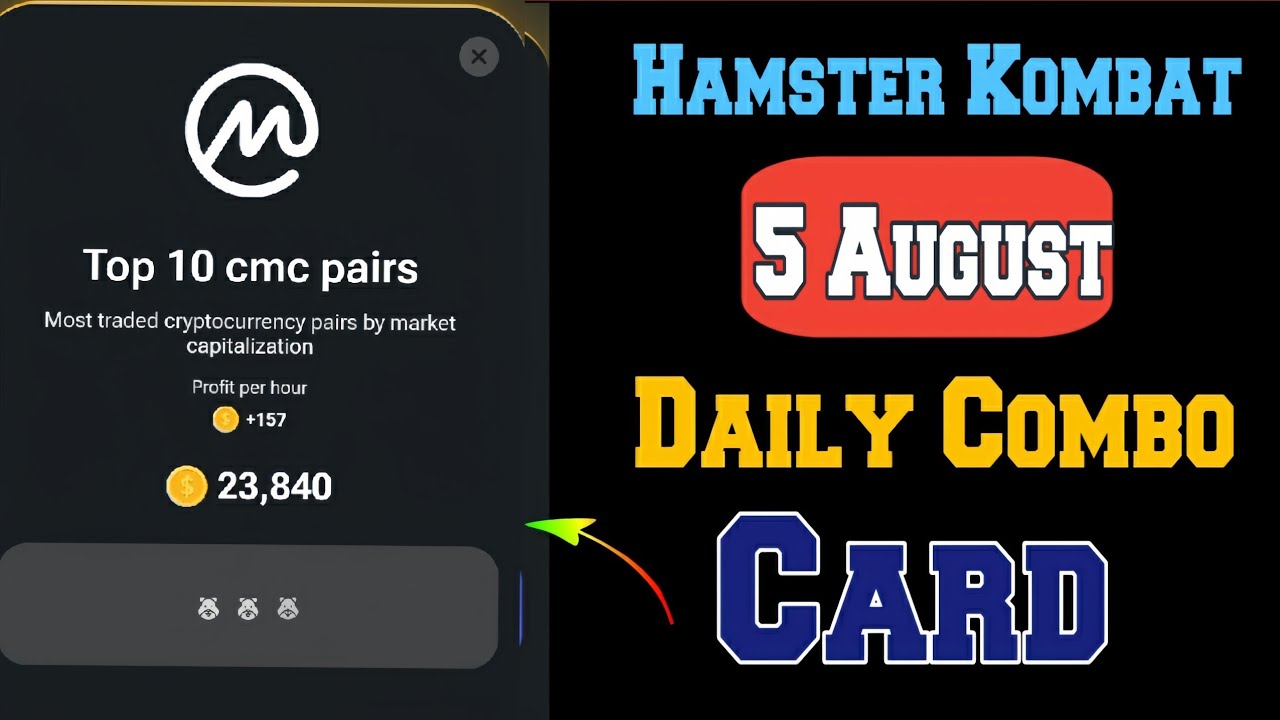 Hamster Kombat daily combo 5 August | daily combo hamster kombat card ...
