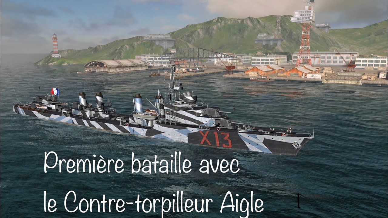 WoW Blitz - Première bataille avec le Contre-torpilleur Aigle ...