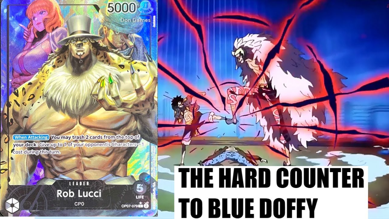 THE BEST DECK TO BEAT BLUE DOFLAMINGO IN OP10 - ONE PIECE TCG - LUCCI ...