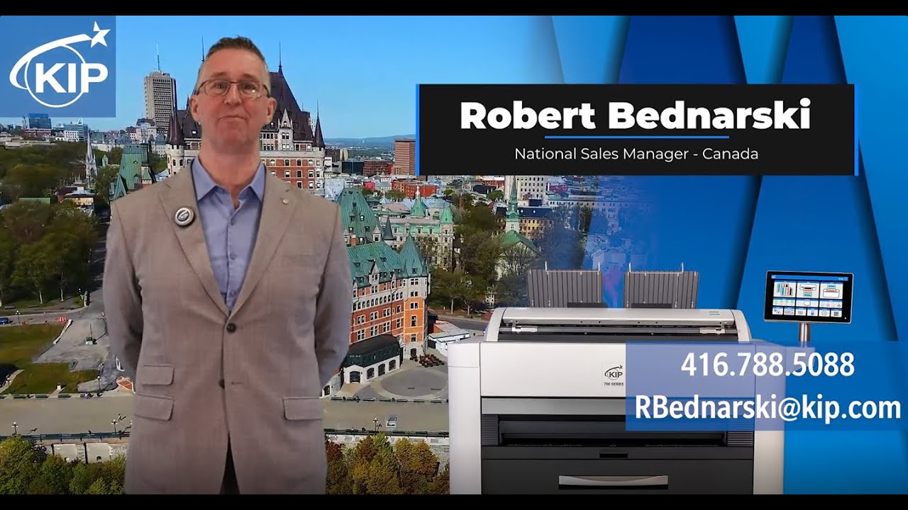 KIP Canada National Sales Manager Robert Bednarski - YouTube