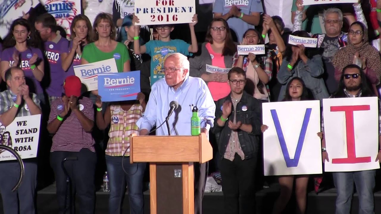 Bernie Sanders in Tucson: Gun Control - YouTube