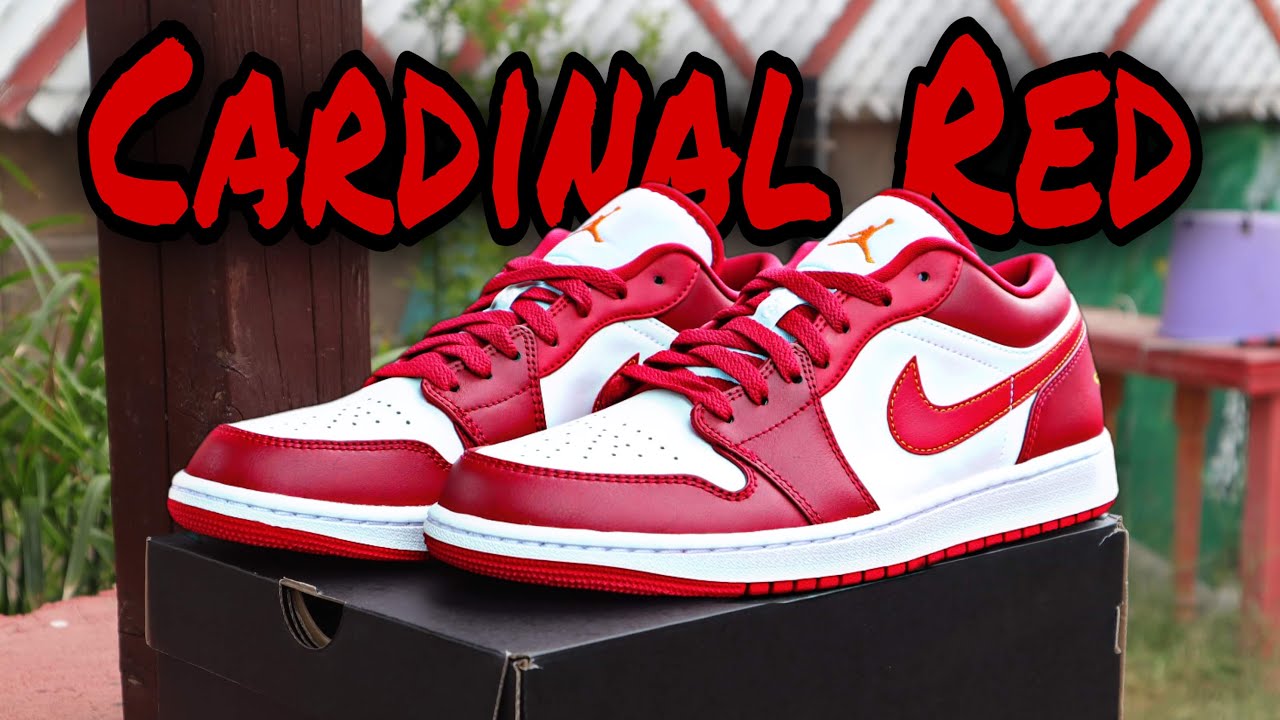 Air Jordan 1 Low Cardinal Red - YouTube