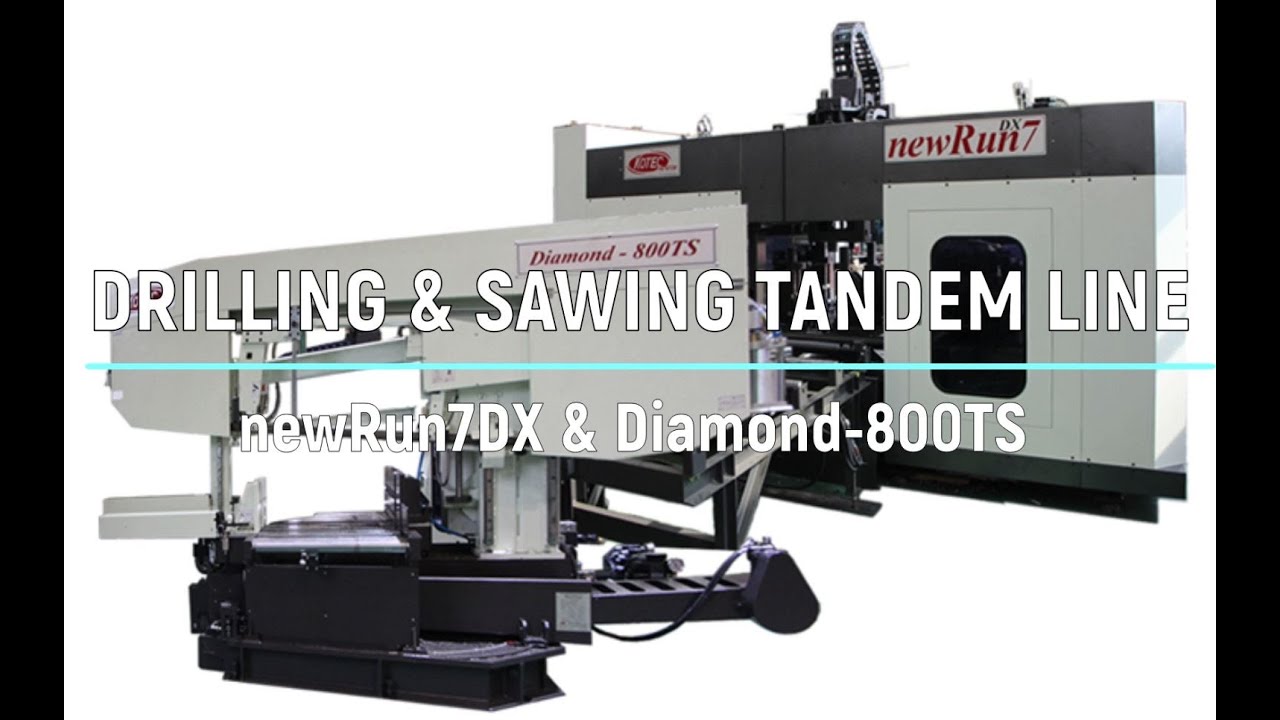 [KOTEC SYSTEM] Multi-beam drilling & band sawing machine (newRun7DX ...
