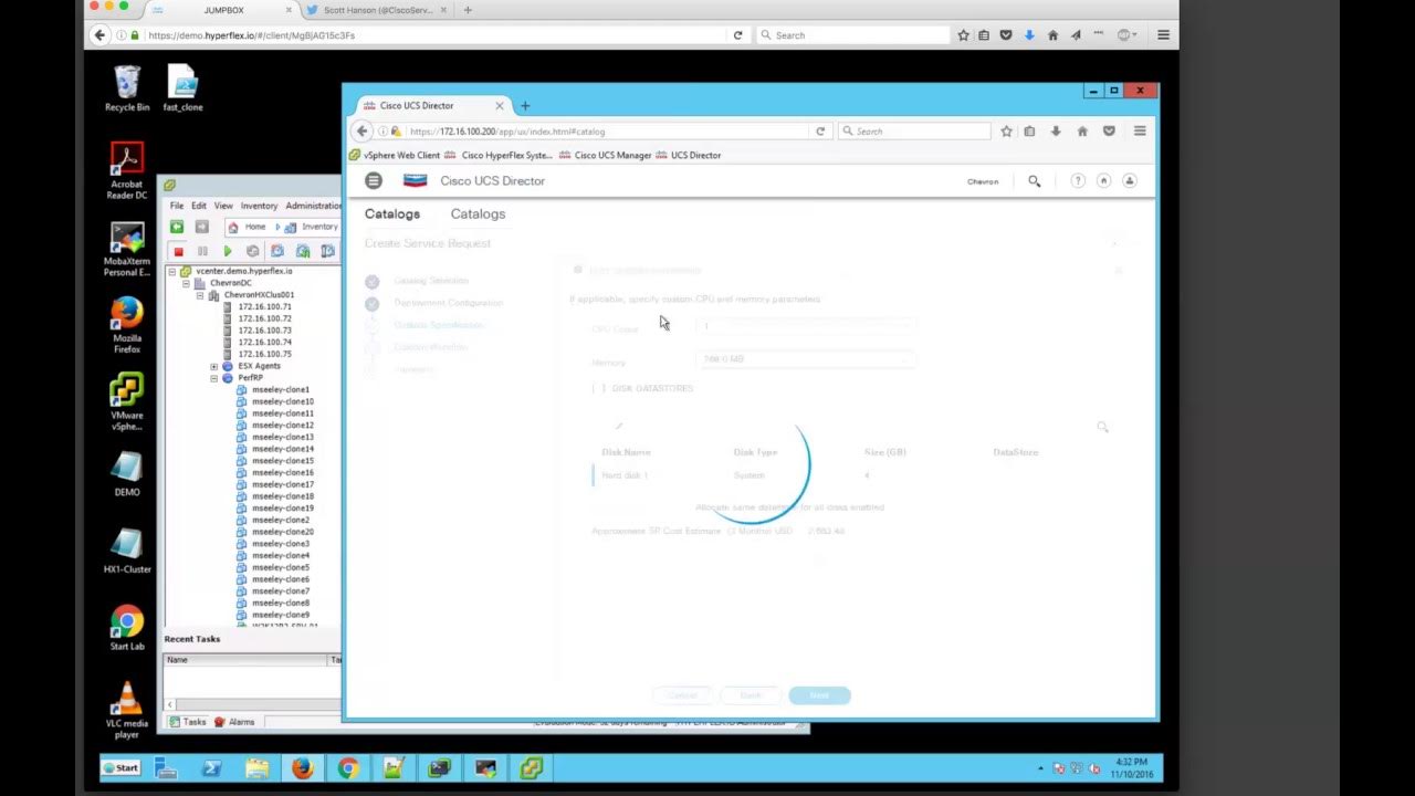Cisco UCS Director 6.0 Demo with HyperFlex - YouTube