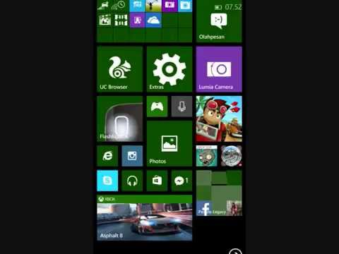 WP10 on Lumia 720 screenshot - YouTube