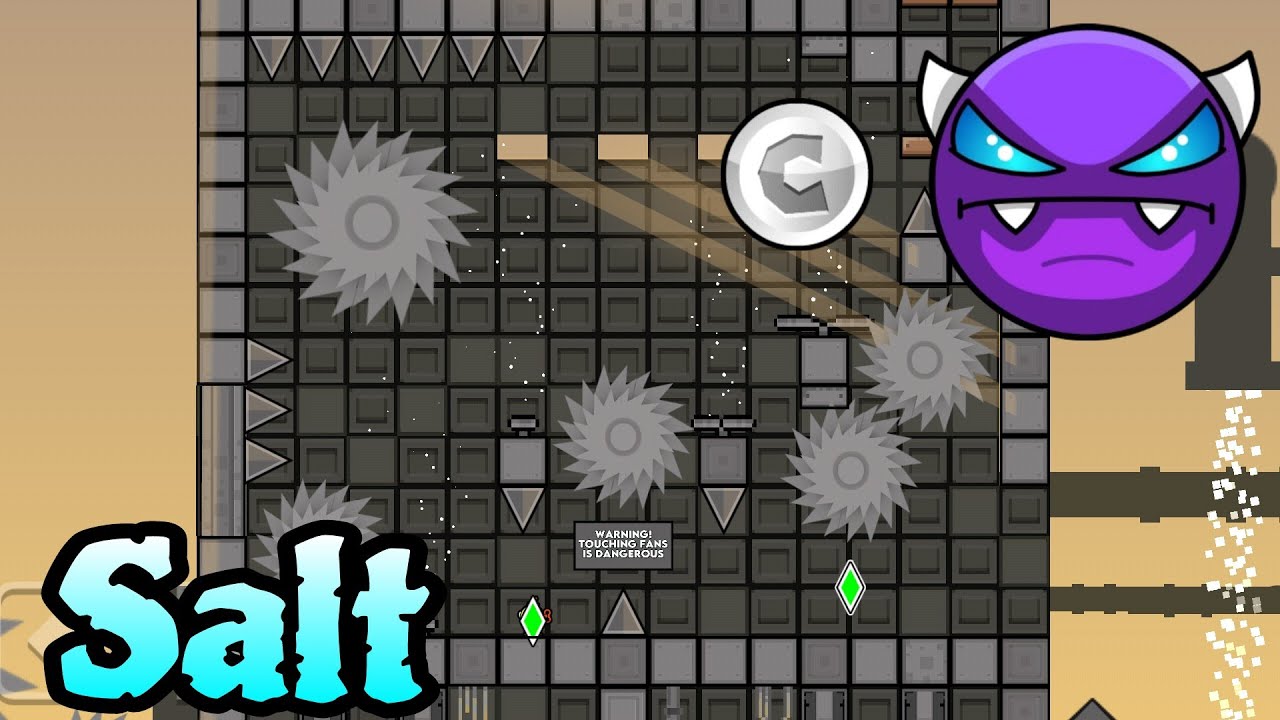 Salt by Thikn 100% (Easy Demon) - Geometry Dash 2.2 - YouTube